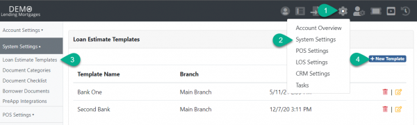 Account Setup » PreApp 1003
