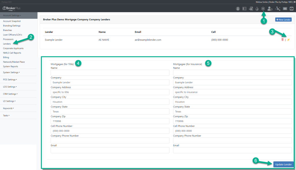 Updating Mortgagee Clauses » PreApp 1003